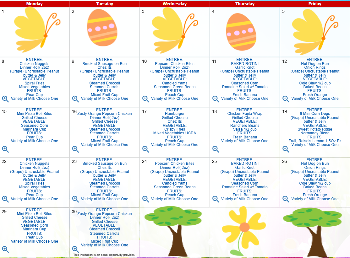 Public Schools of Robeson County Lunch Menu & Programs | FSL
